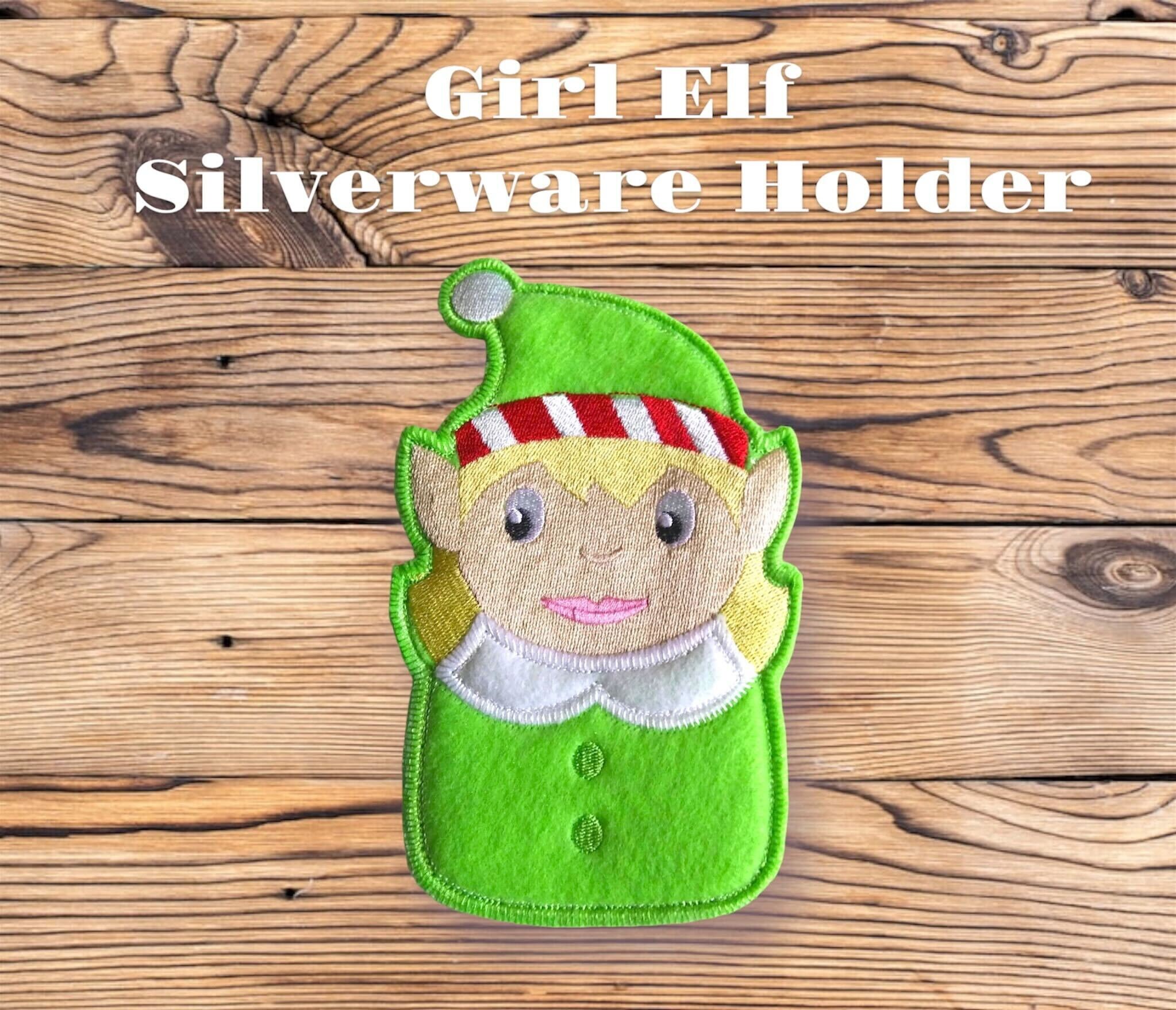 Christmas Elf Silverware Holders - Etsy
