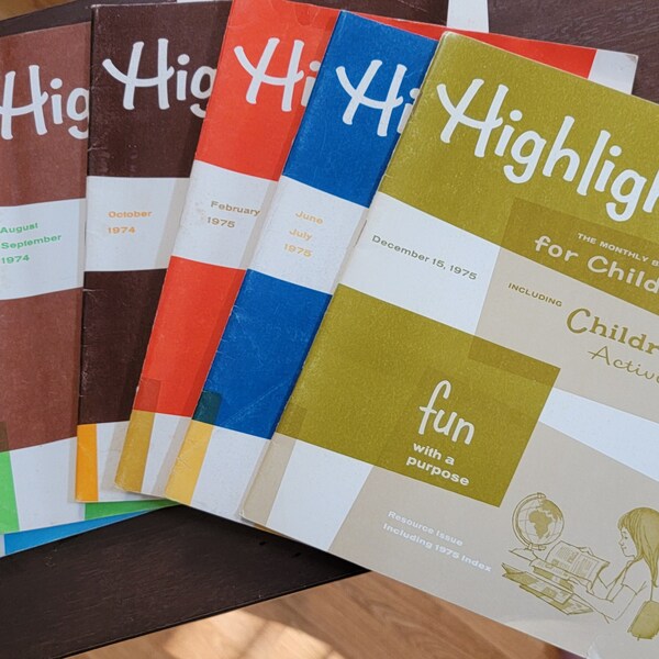 Highlights Magazine - Etsy