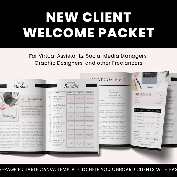 Welcome Packet - Etsy