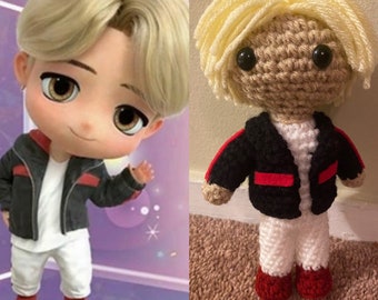Jimin Face BTS Doll - Etsy