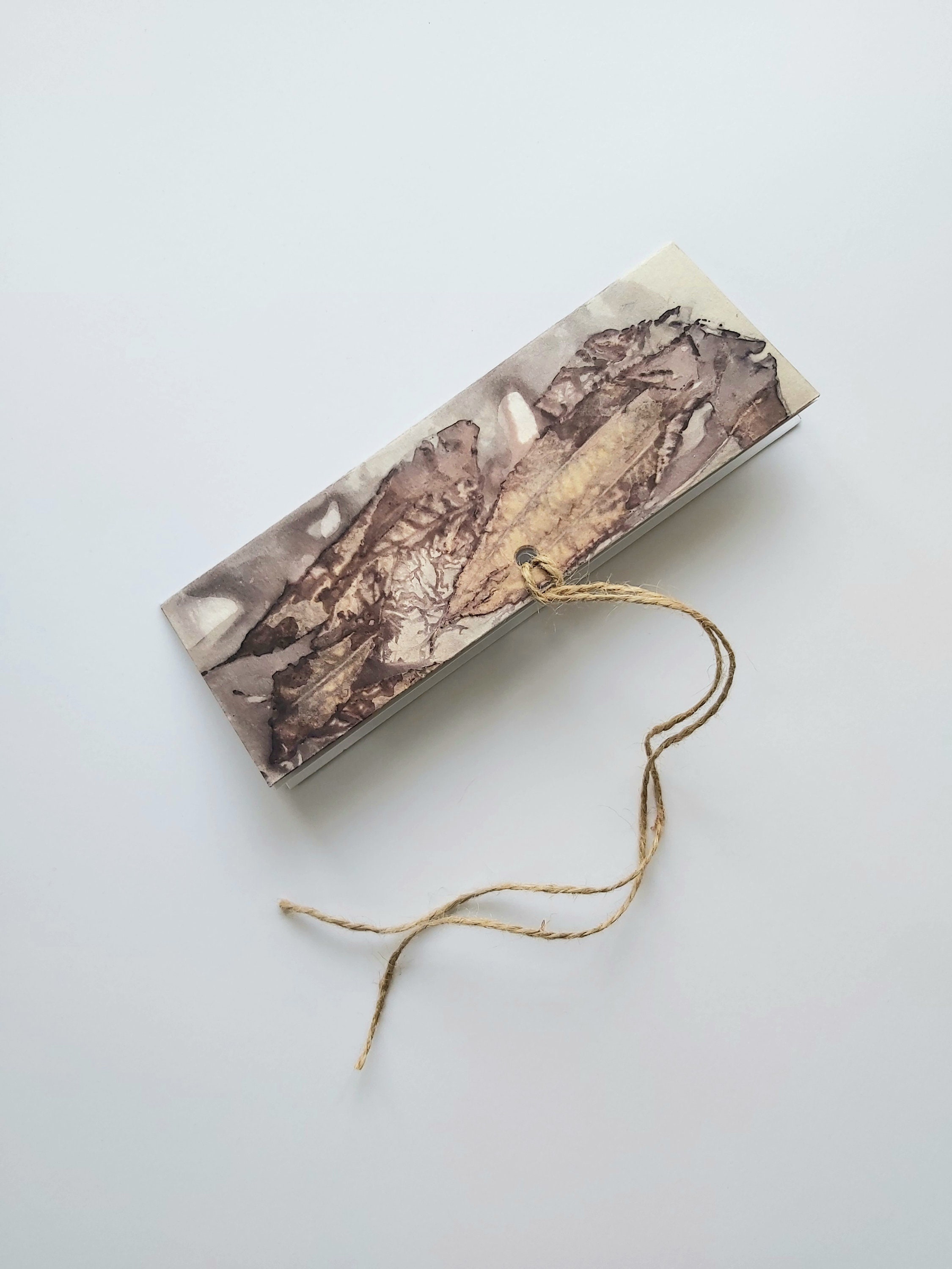 Greeting Card Original Card Art Botanical Print Card Ecoprint Paper ...