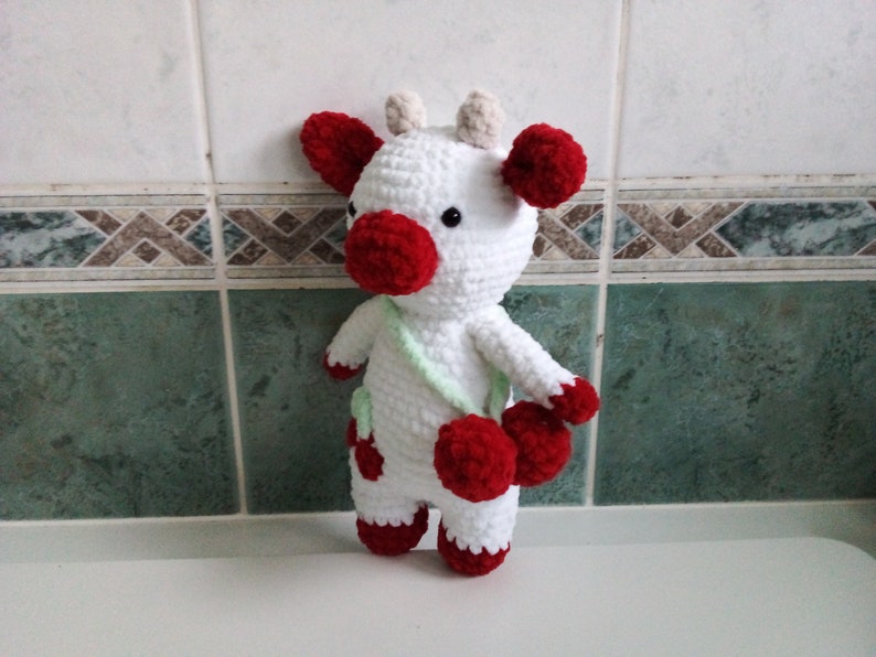 PDF Pattern 3 in 1 Crochet Fruit Cows Strawberry Cow Cherry Cow ...