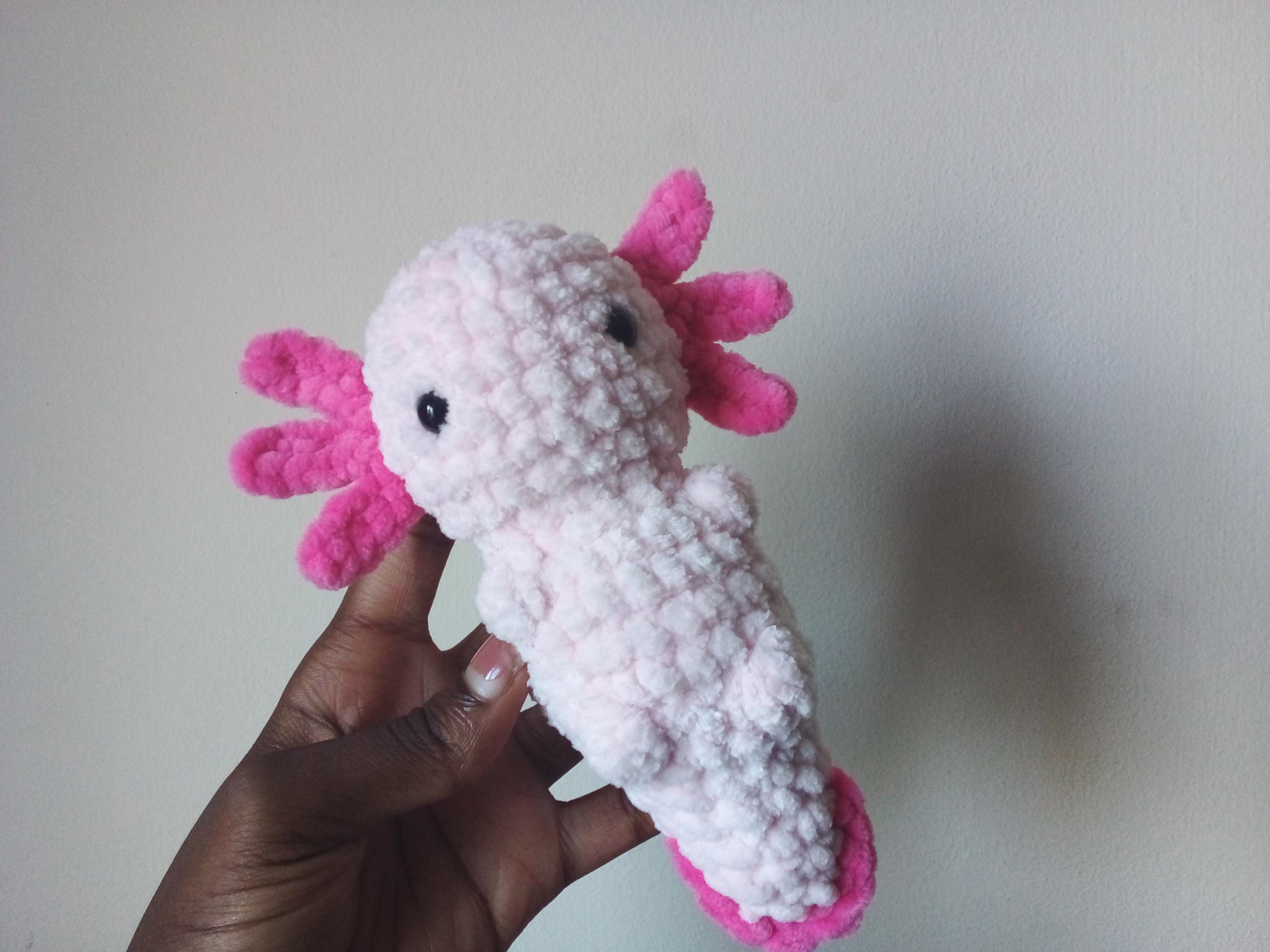 Crochet No Sew Axolotl PDF Pattern - Amigurumi Axolotl Pattern ...