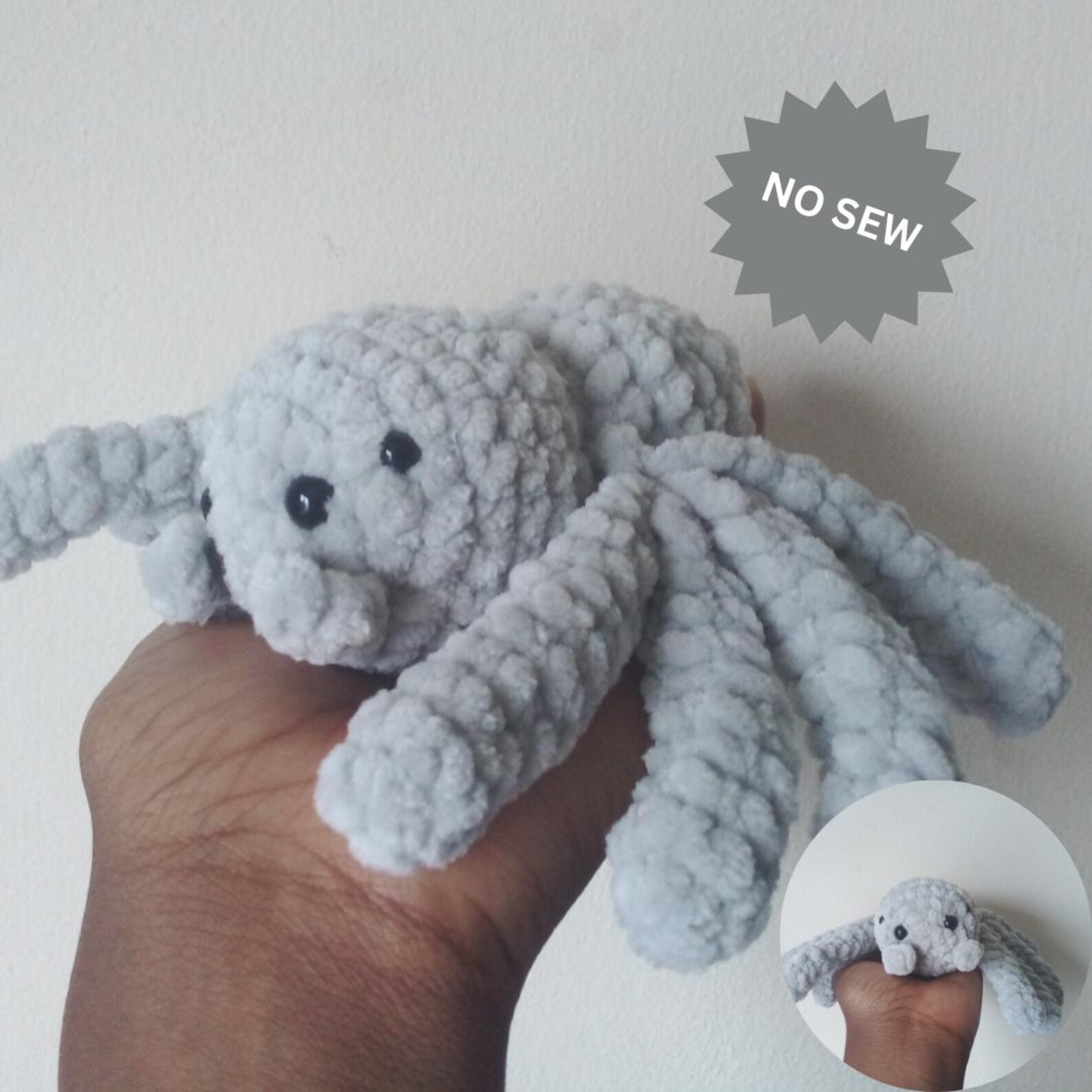 Crochet No Sew Spider PDF Pattern - Amigurumi Spider Pattern - Spider ...
