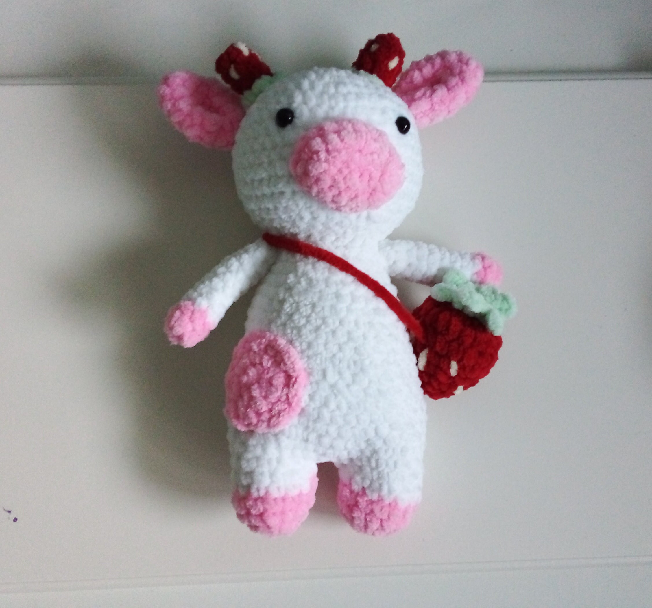 PDF Pattern 3 in 1 Crochet Fruit Cows Strawberry Cow Cherry Cow ...