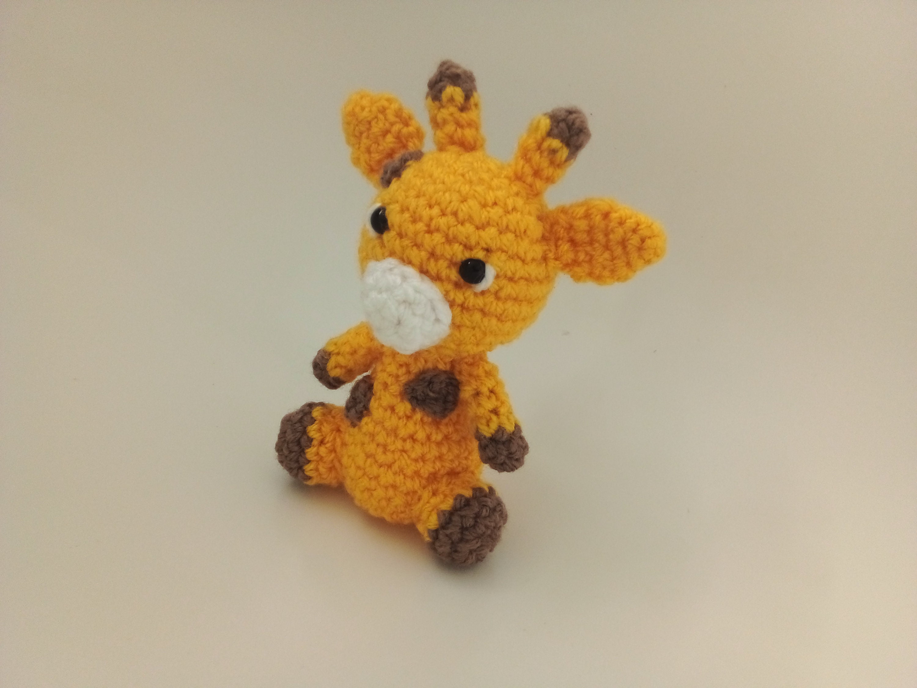 PDF PATTERN!!* Crochet Mini Giraffe Amigurumi Baby Giraffe Safari ...