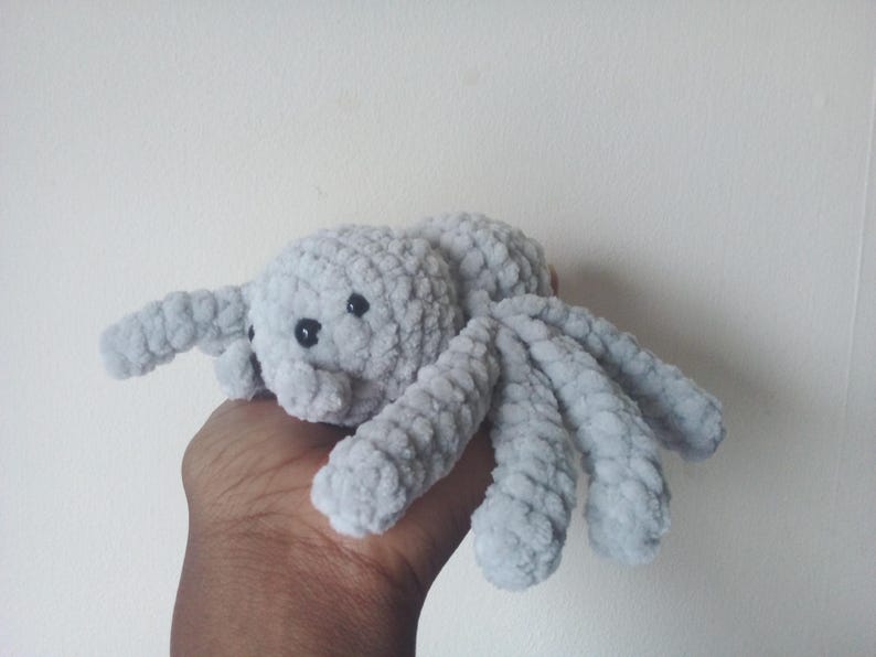 Crochet No Sew Spider PDF Pattern - Amigurumi Spider Pattern - Spider ...