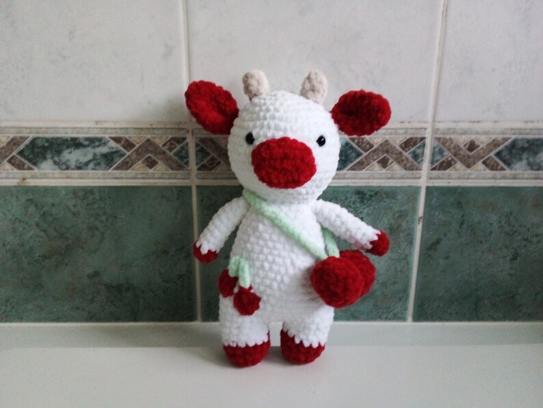PDF Pattern 3 in 1 Crochet Fruit Cows Strawberry Cow Cherry Cow ...