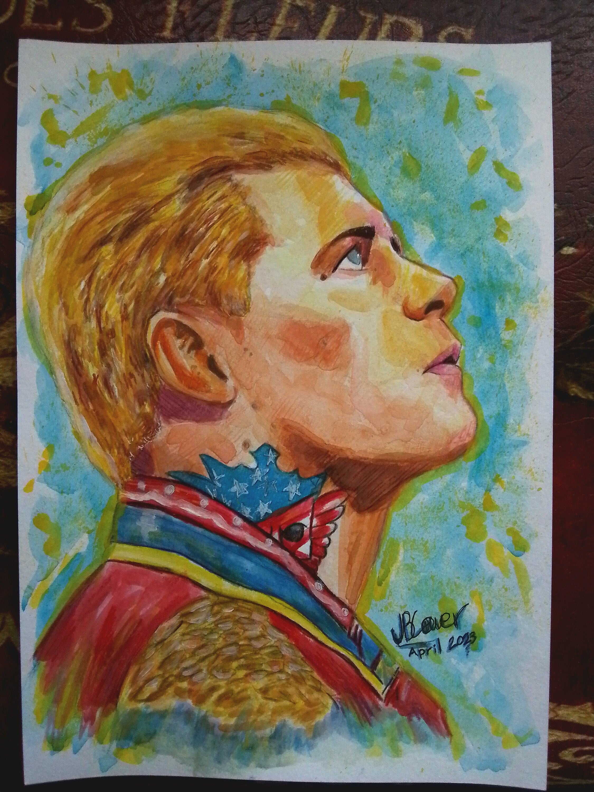 Cody Rhodes Original Watercolor Painting WWE - Etsy