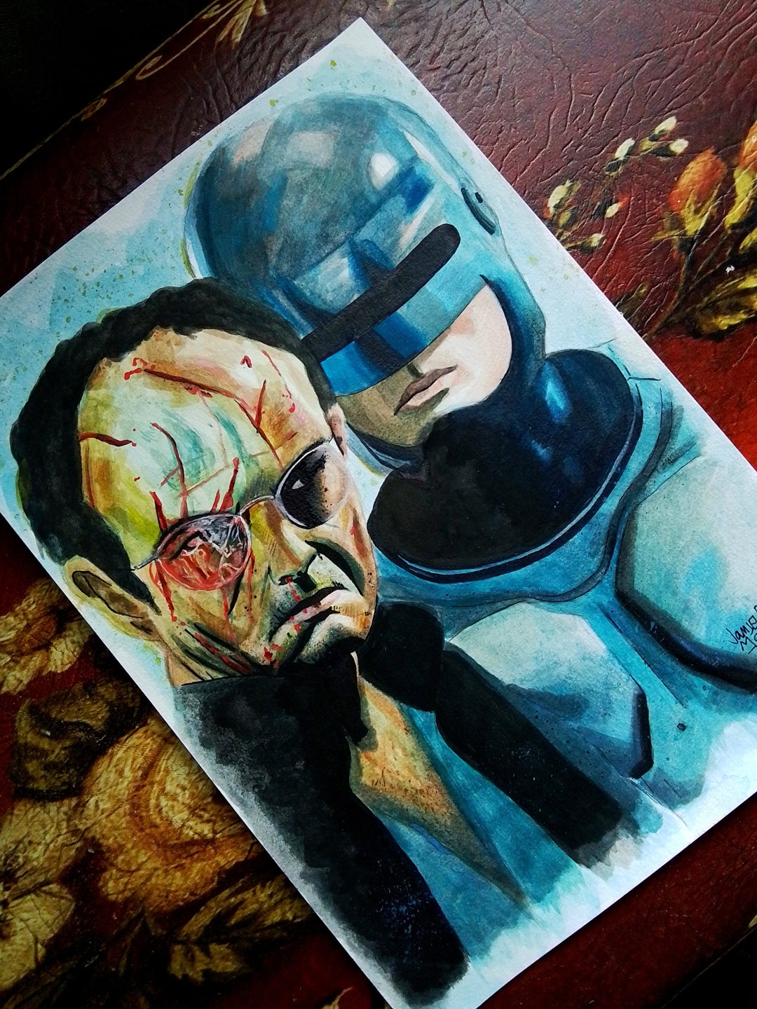 Robocop Original Painting - Etsy
