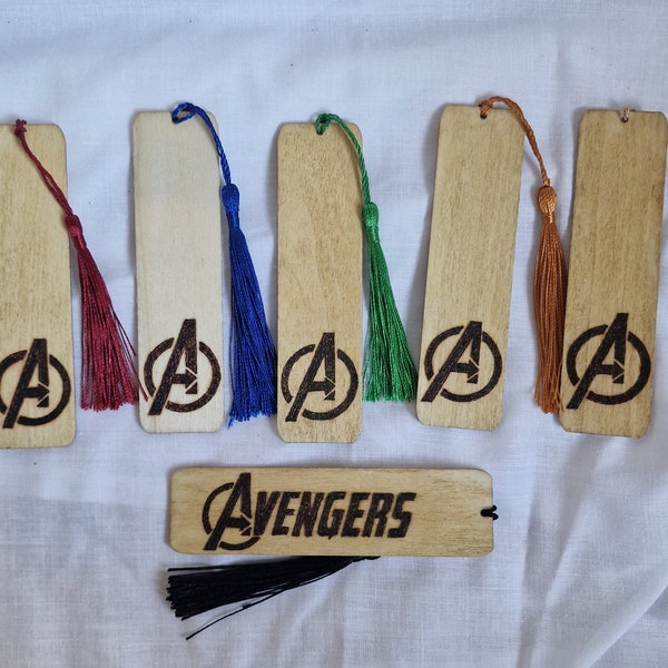 Avengers Bookmark - Etsy