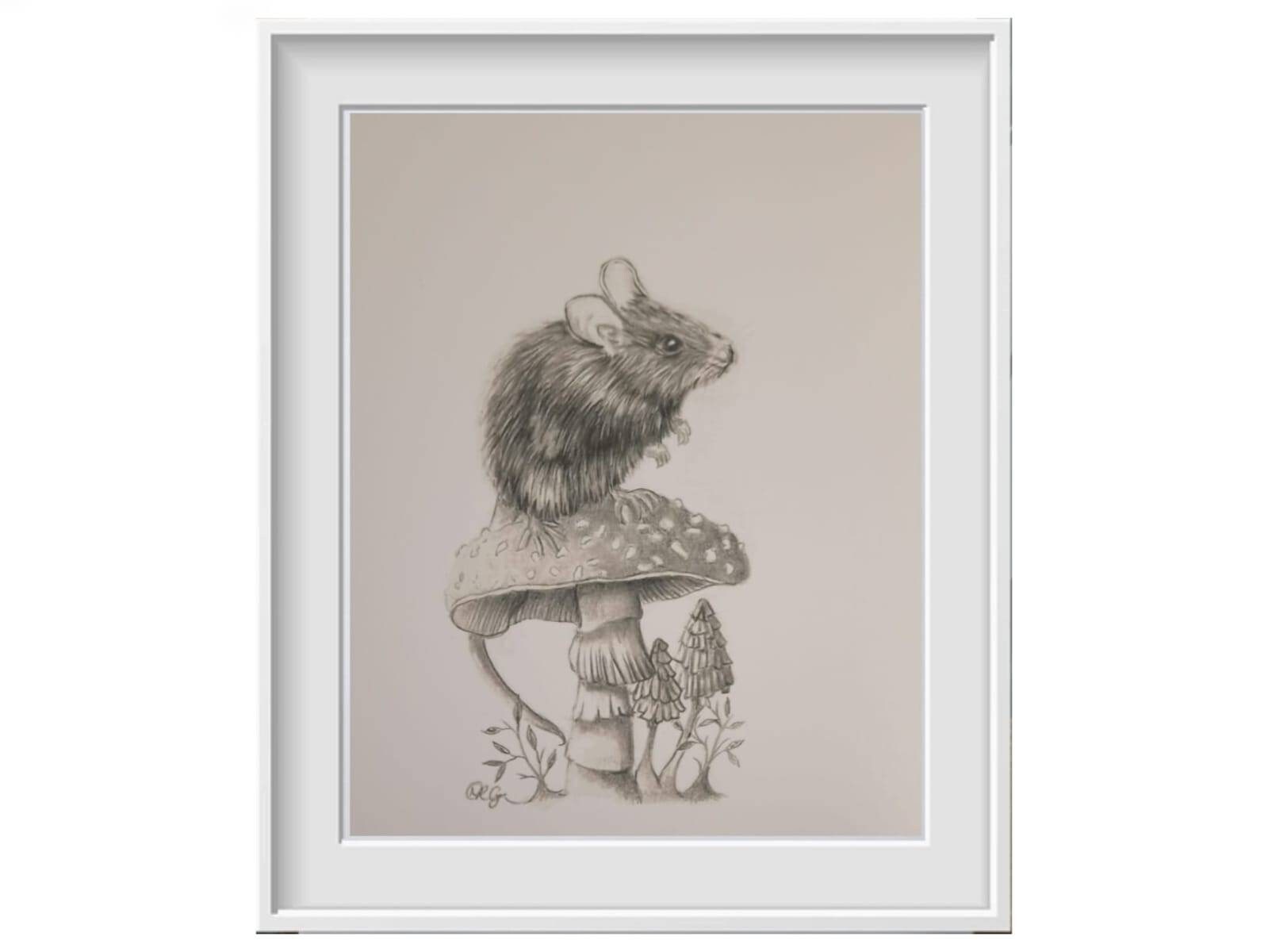 Field Mouse Drawing