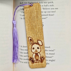 Handmade Wooden Pyrography Animal Bookmark - Etsy