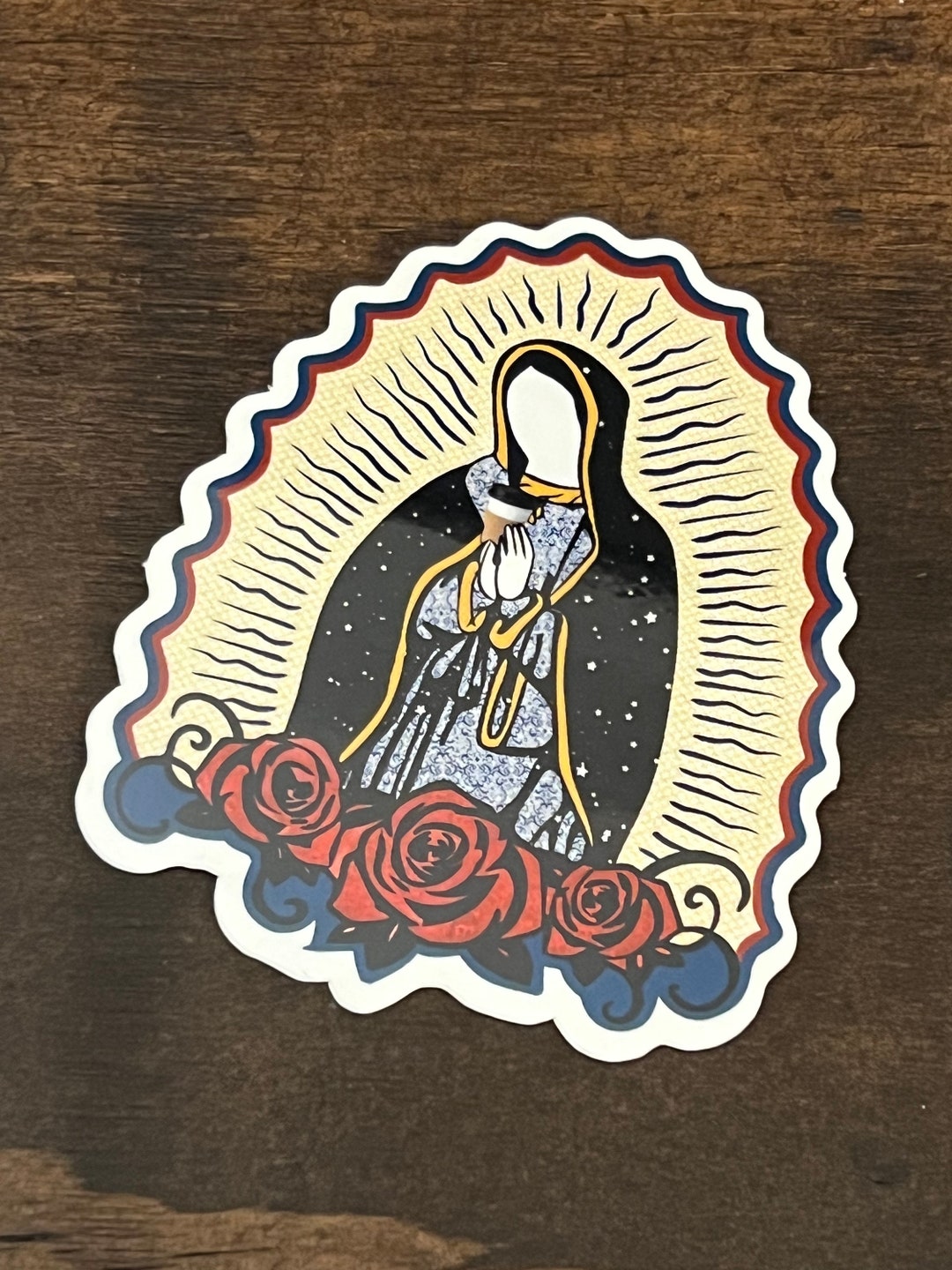 Holy Coffee Sticker, Glossy Finish - Etsy
