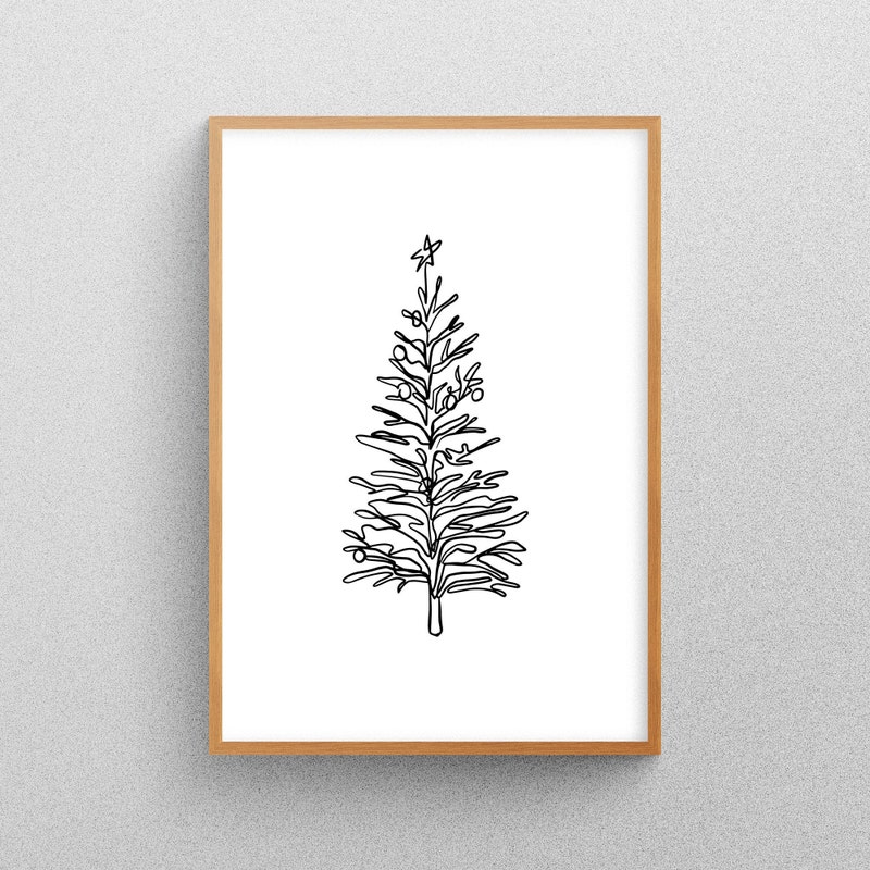 Christmas Tree Art - Etsy