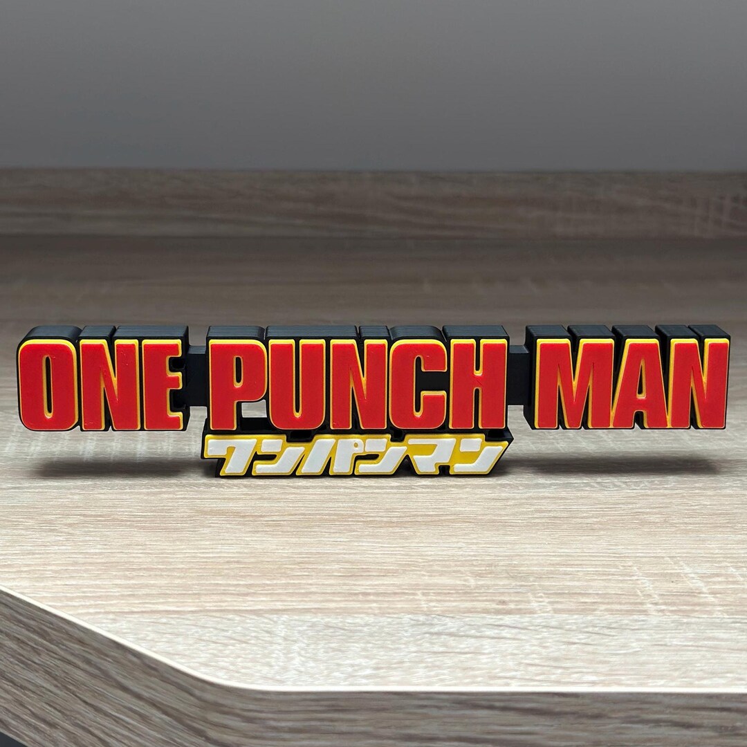 One Punch Man | 3d-printed Logo – for Fans & Collectors | Perfect ...