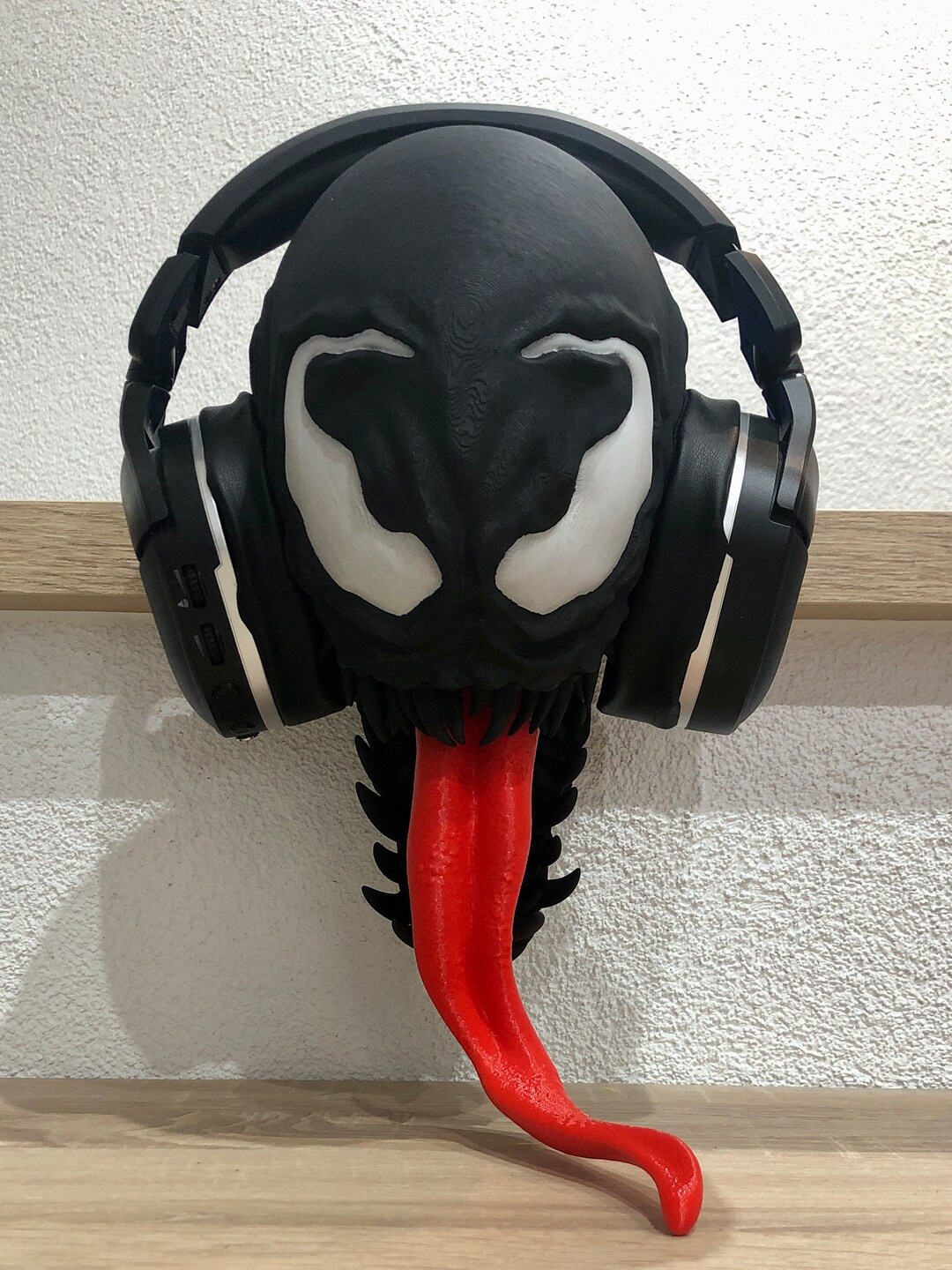 Venom Anti-hero Marvel Headset Holder Paintable - Etsy