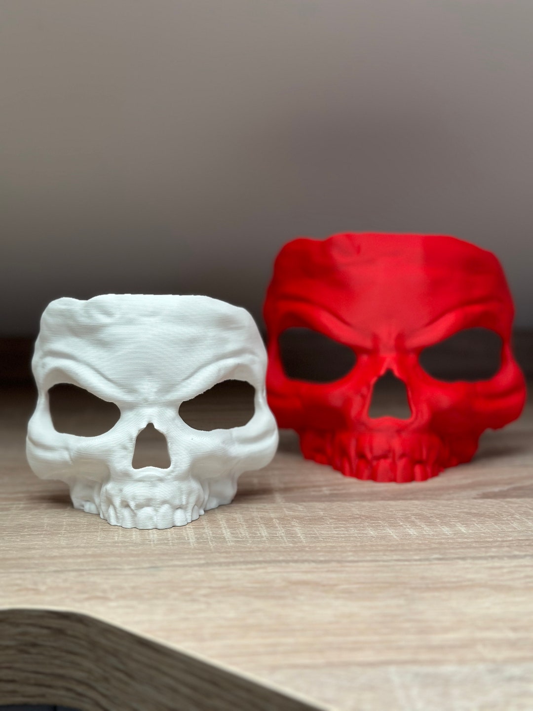 Skull Mask Skull Mask Half Mask Cosplay - Etsy