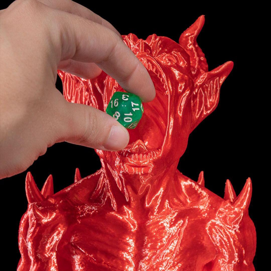 Hungry Demon Dice Tower | 3D Printed | Perfect for Tabletop & Dice ...