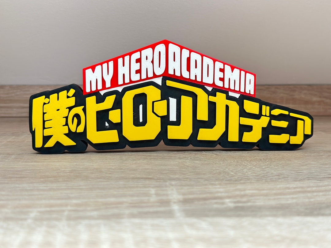My Hero Academia Logo MHA Logo Dekorativer Ständer Manga Anime - Etsy.de