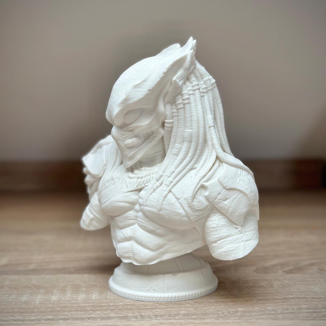 Predator 3D Printed Bust - Detailed Hunter Figure From the Movie, Ideal ...