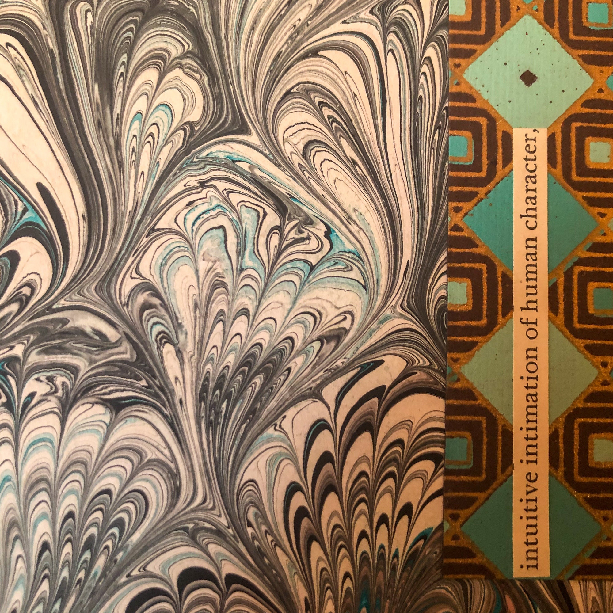 Intuitive Intimation of Human Character: Coptic-stitched Journal - Etsy