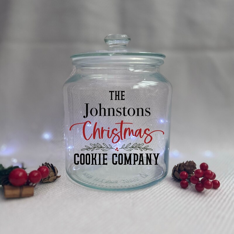 Christmas Cookie Jar - Etsy