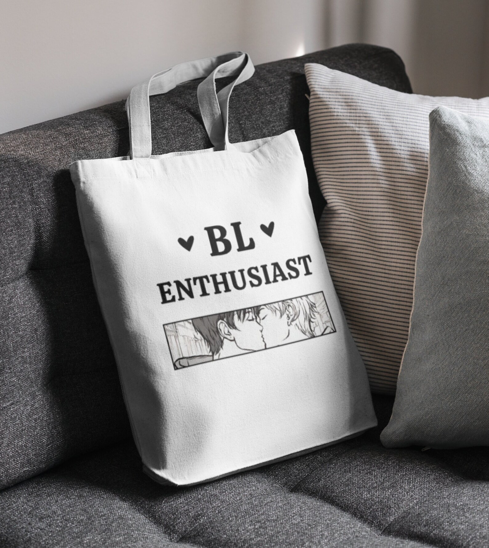 Yaoi, BL Enthusiast Tote Bag, BL, Yaoi, BL Tote Bag, Anime Tote Bag ...