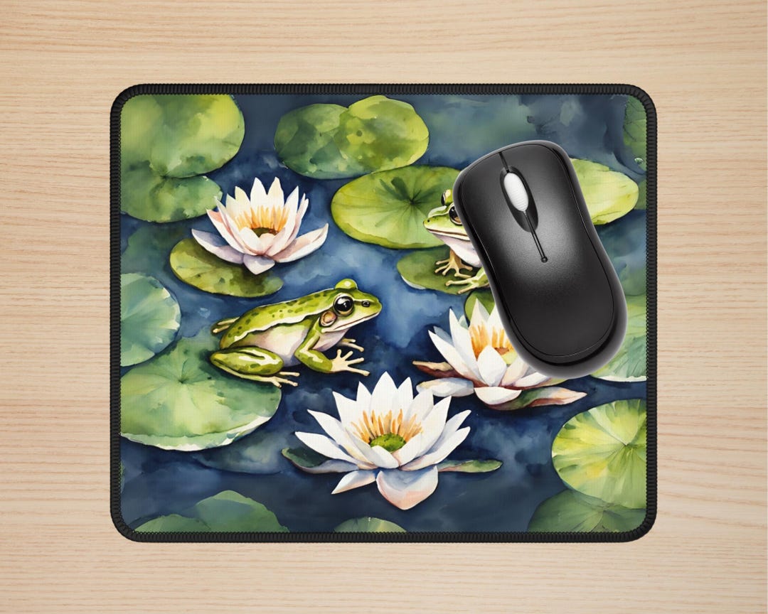 Frog Gaming Mouse Pad, Toad Mousepad, Cute Frog, Frog and Toad - Etsy