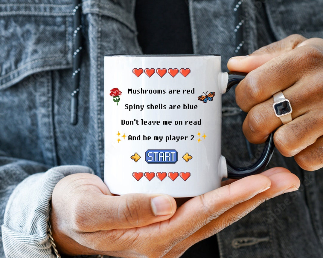 Romantic Poem for Gamers Roses Are Red Mug Unique Video Game - Etsy