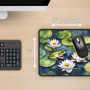 Frog Gaming Mouse Pad, Toad Mousepad, Cute Frog, Frog and Toad - Etsy