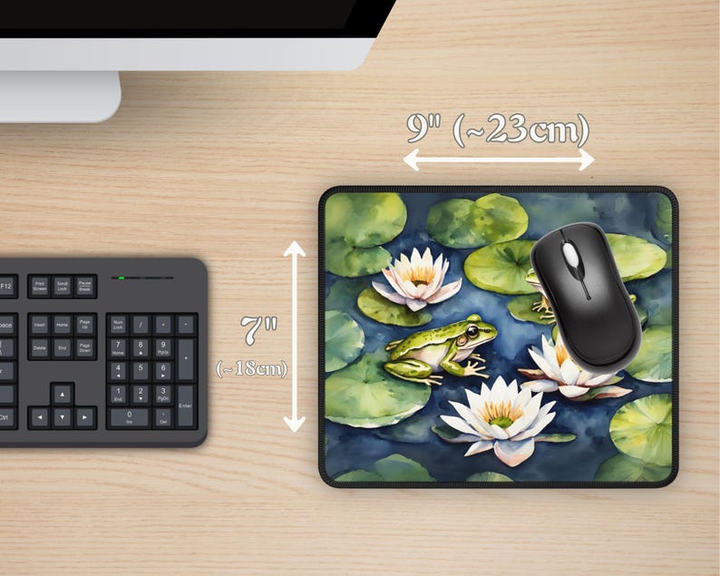 Frog Gaming Mouse Pad, Toad Mousepad, Cute Frog, Frog and Toad - Etsy
