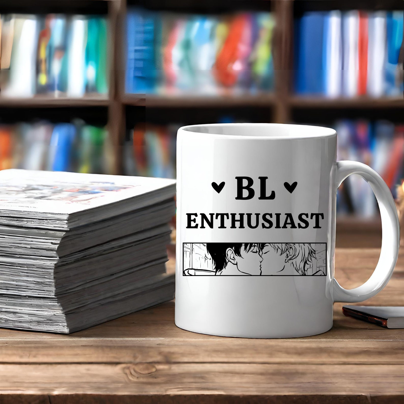 BL Enthusiast Mug, Yaoi, BL Anime, Boys Love, Danmei, Manhwa, Manga ...