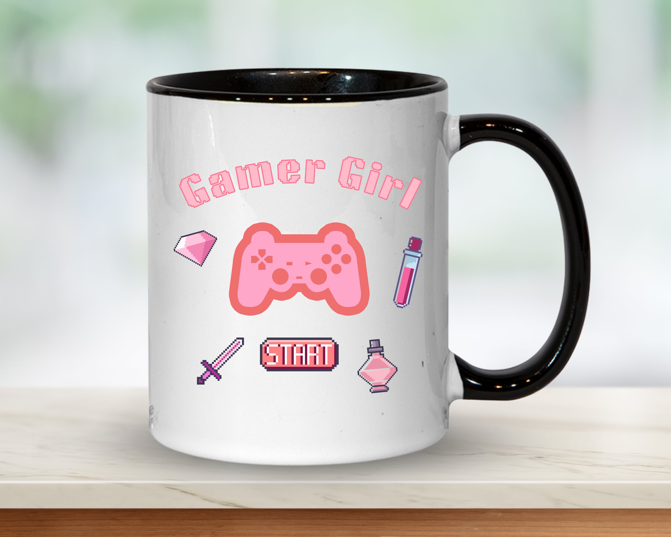 Gamer Girl Mug, Gamer Coffee Cup, Gaming Mug, Nerdy Gifts, Otaku Girl ...