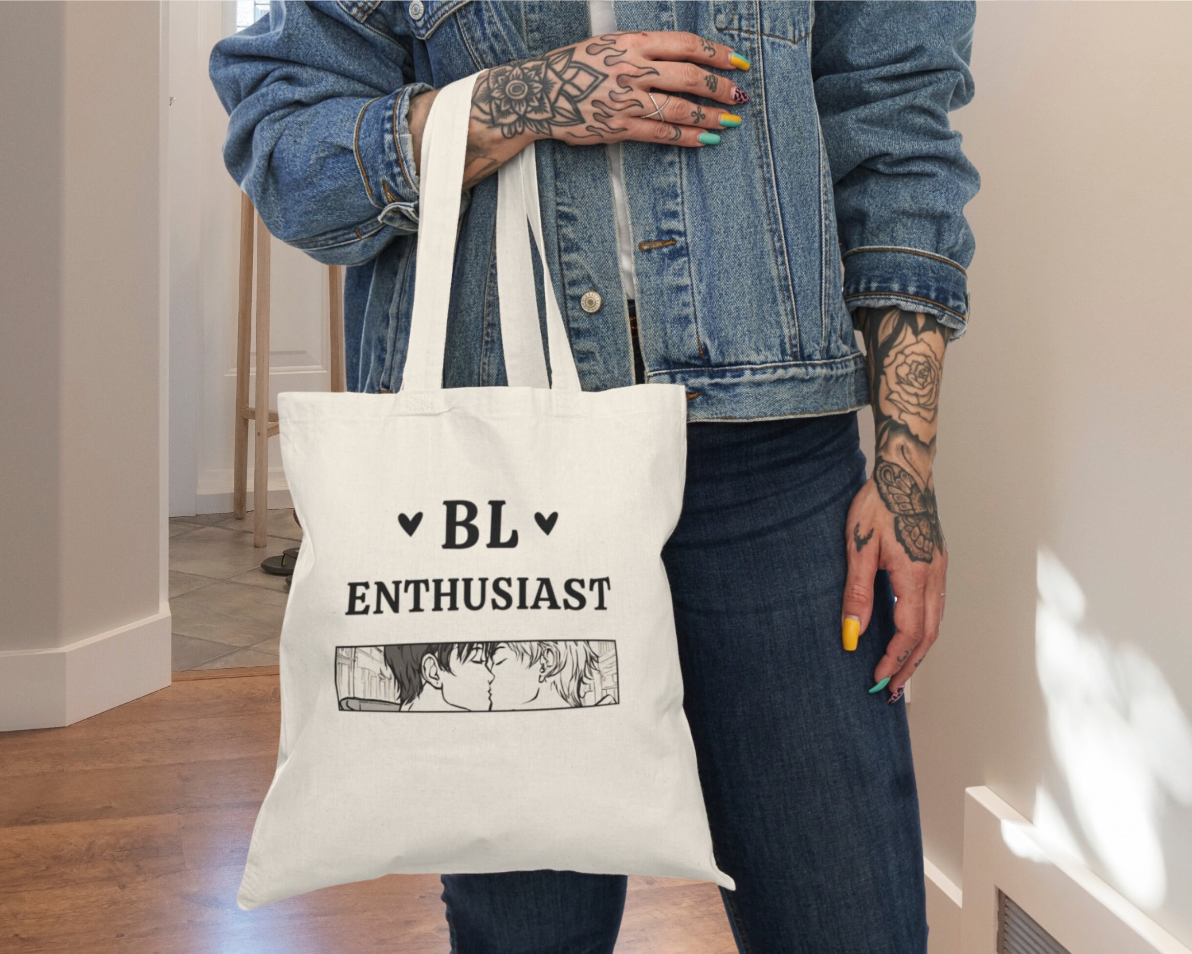 Yaoi, BL Enthusiast Tote Bag, BL, Yaoi, BL Tote Bag, Anime Tote Bag ...