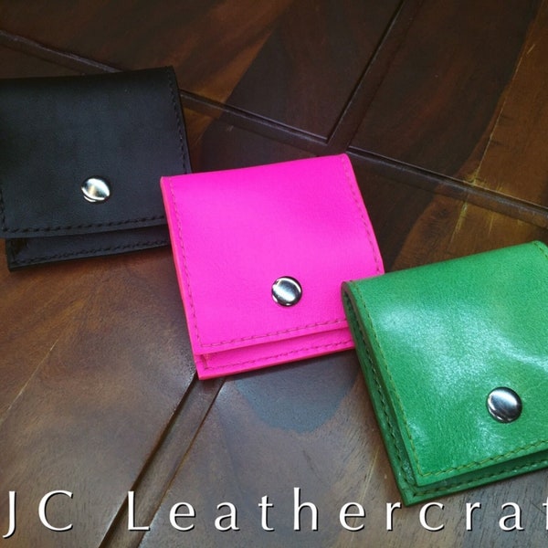 Leather Coin Case - Etsy