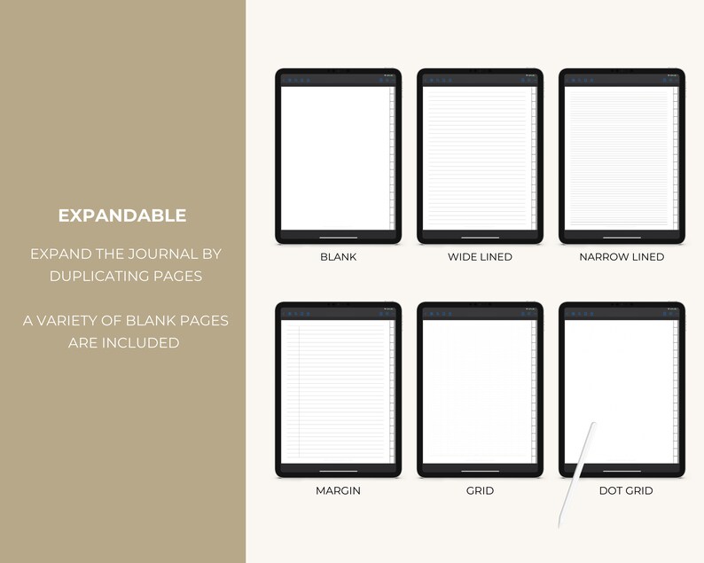 IPad Digital Planner 2023, Sunday Start, All in One Portrait Monthly ...