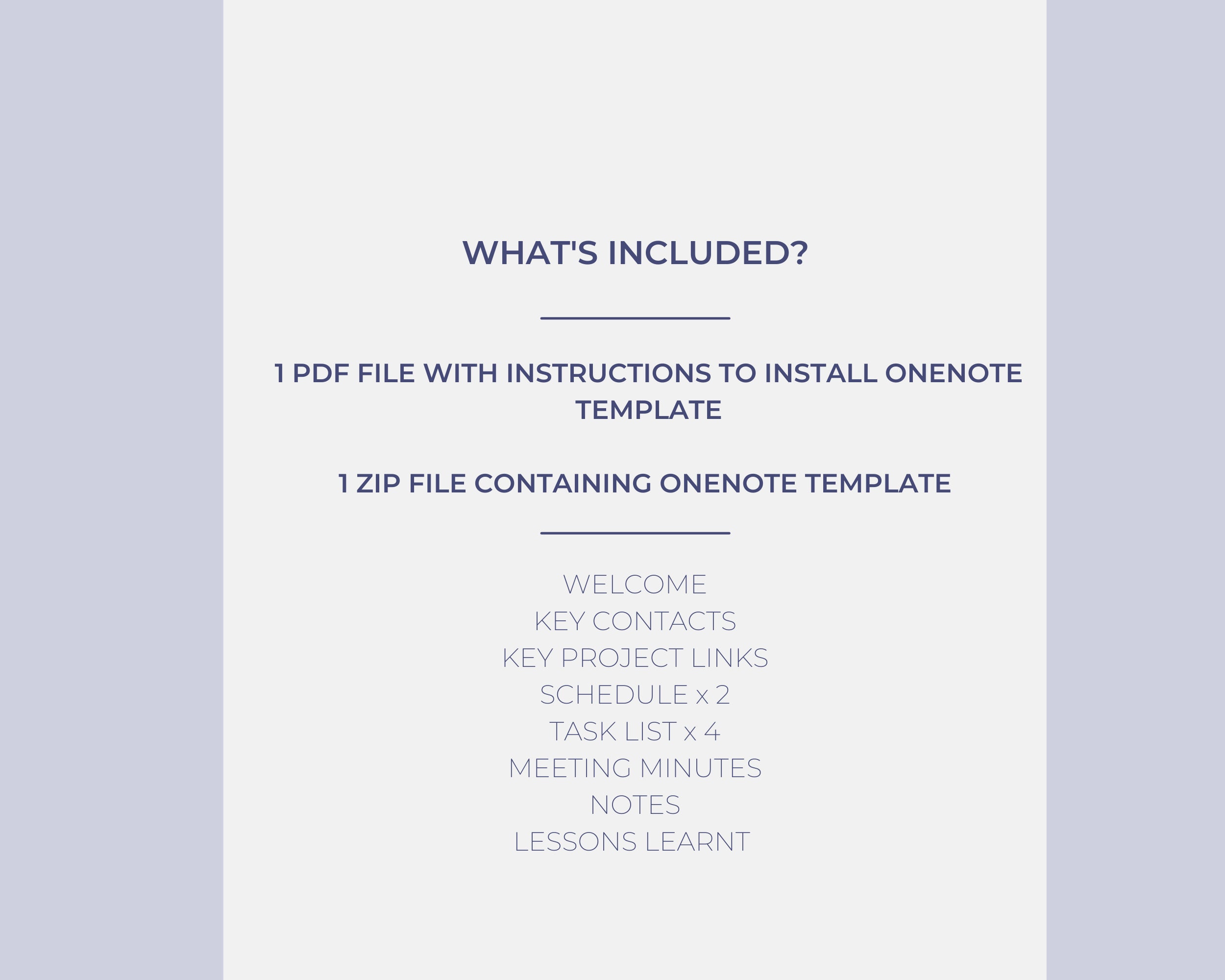 Onenote Project Management Template Team Collaboration - Etsy