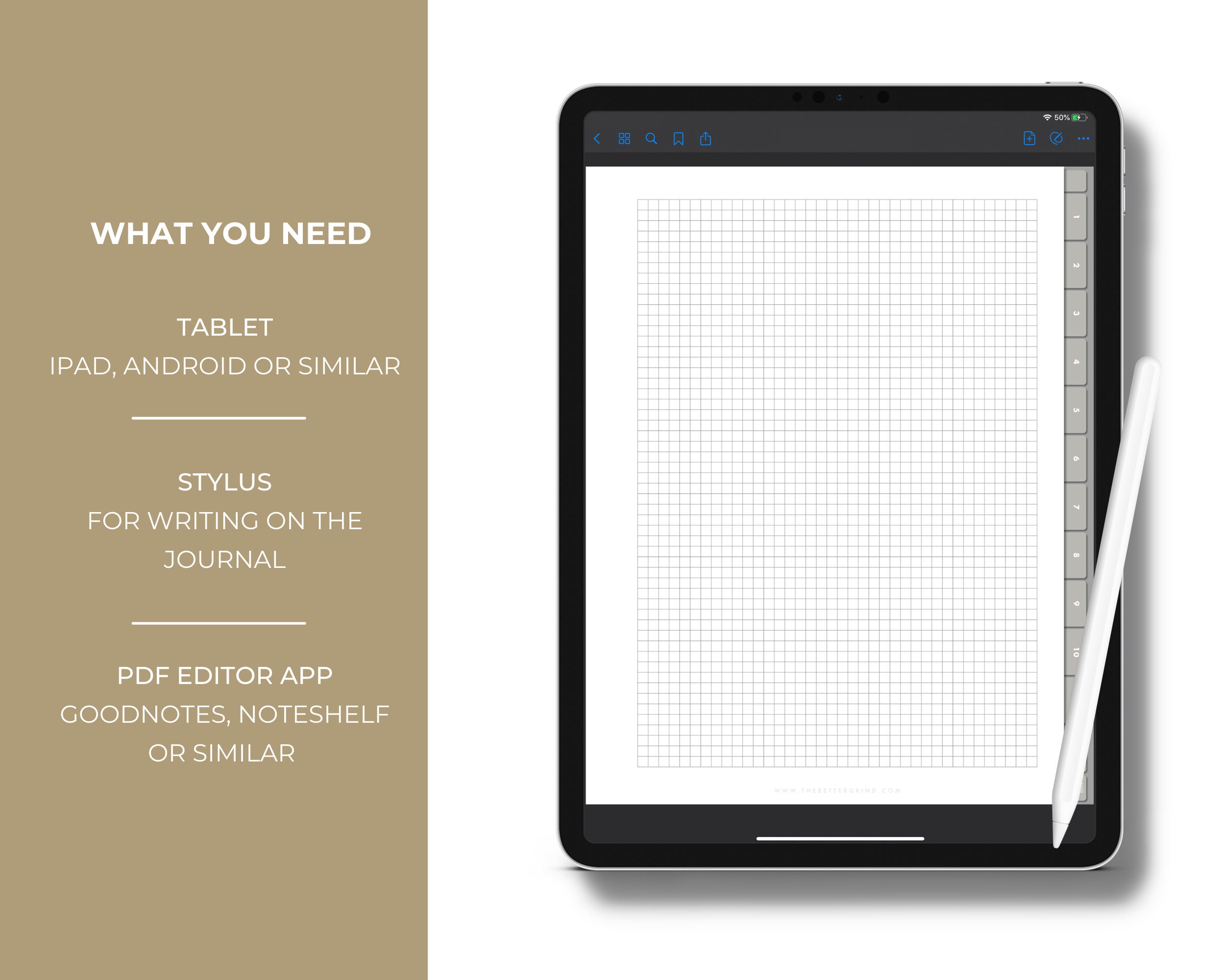 Digital Notebook for Goodnotes Notability Noteshelf Digital - Etsy