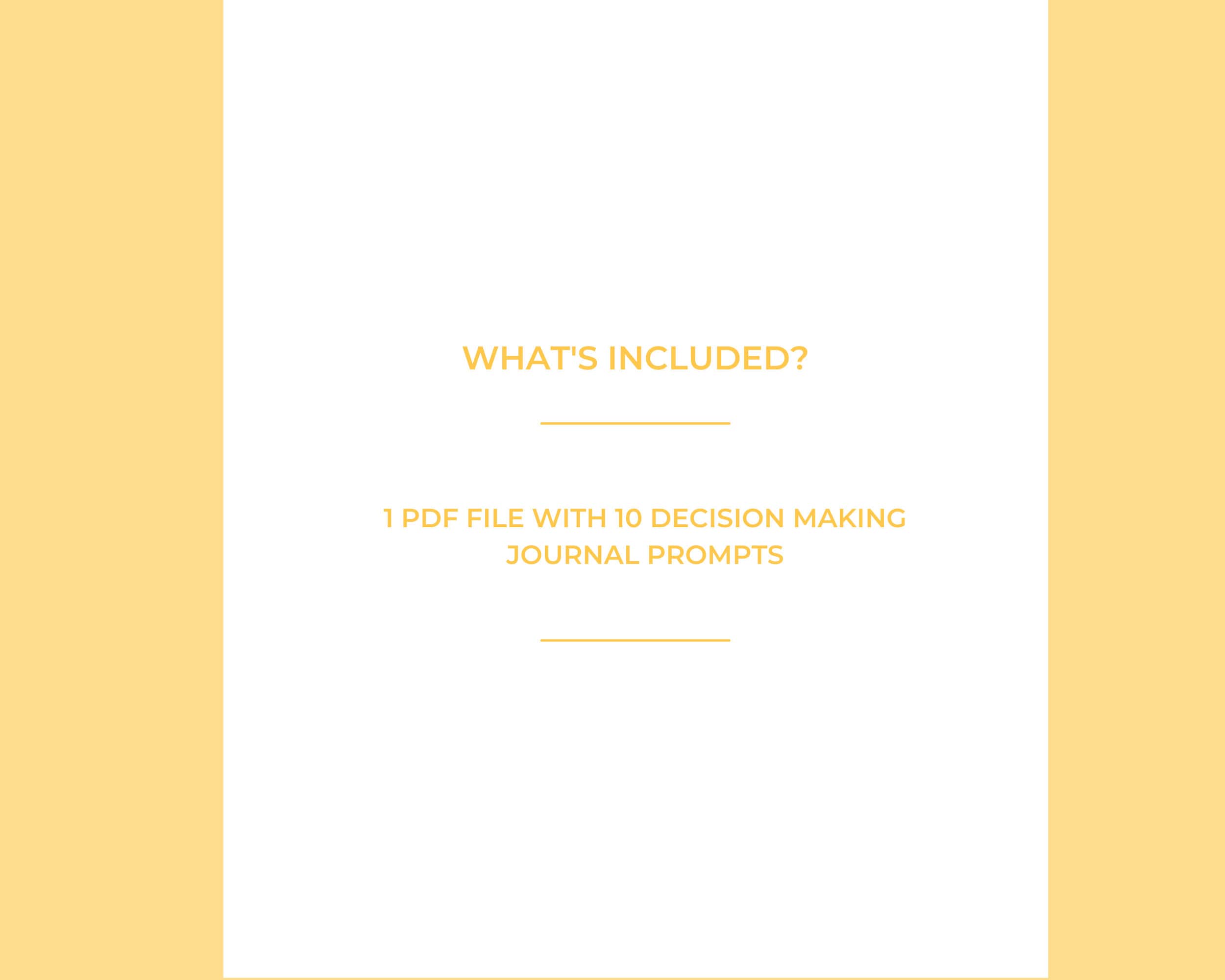 Digital Professional Development Journal, Decision Making Prompts ...