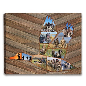 Custom Duck Hunter Wall Art | Custom Duck Collage Canvas, Waterfowl ...