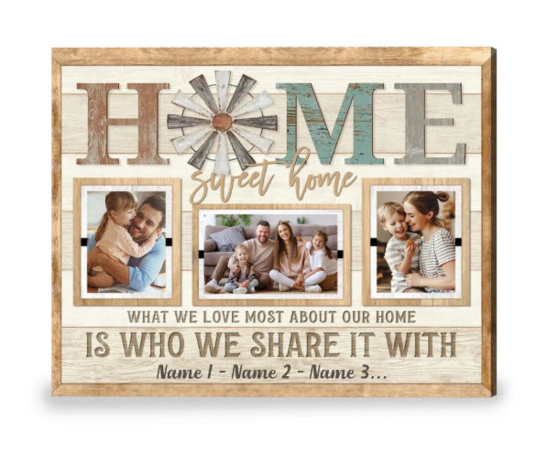 Customized Family Wall Decor, Best Gift Family Personalized Family ...