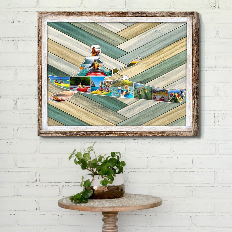 Custom Kayak Wall Art Custom Kayak Collage Canvas Kayaking - Etsy