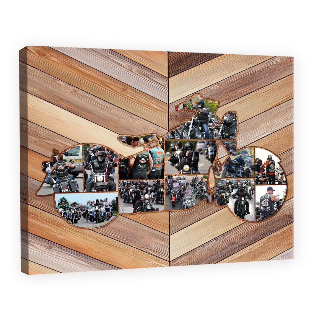 Personalized Motorcycle Gift, Gift for Him, Motorcycle Wall Decoration ...