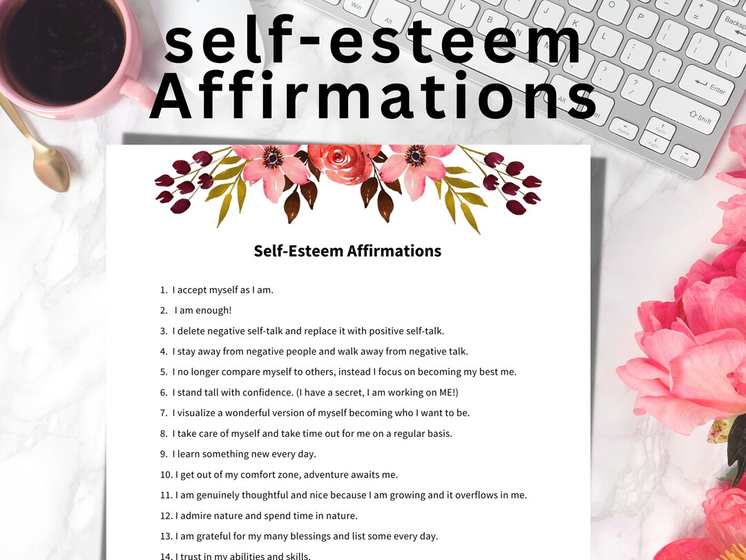 Selflove Affirmations, Self Esteem Affirmations, Self Love Affirmations ...
