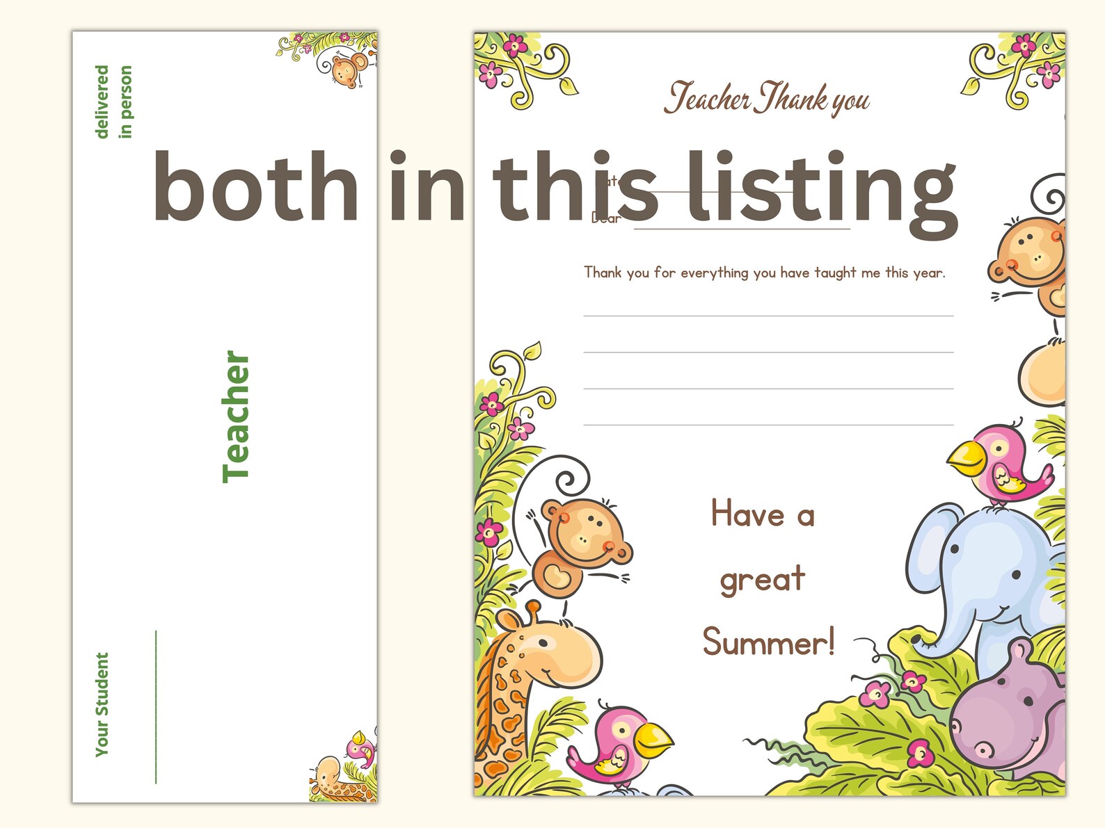 Teacher Appreciation, Letter From Student, Thank You Letter From ...