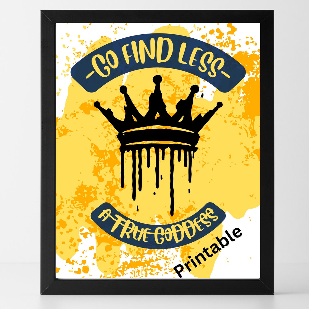 Yellow Goddess Wall Art Print (digital Download) - Etsy
