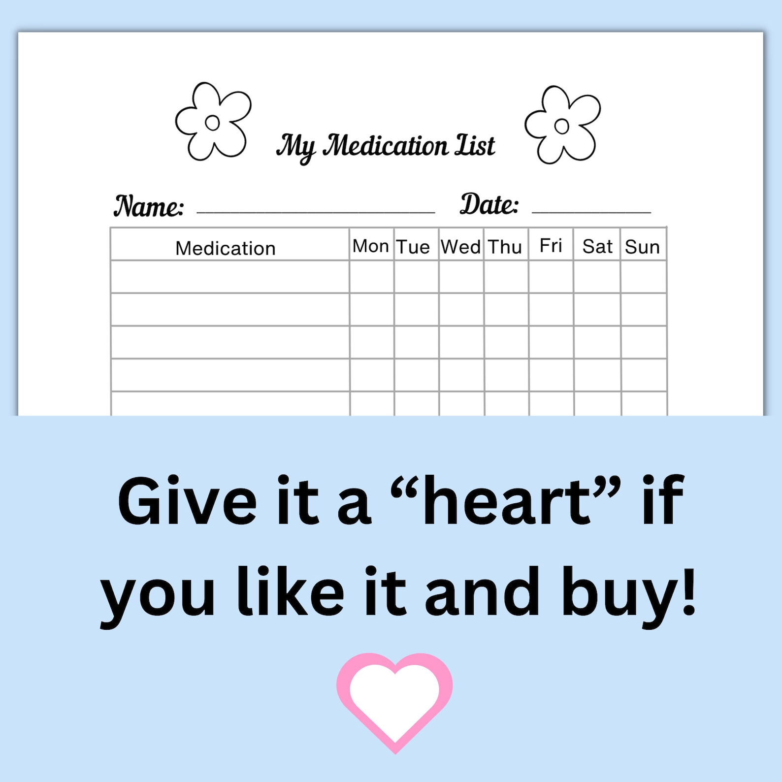 My Medication List, My Medication Log Printable, Medication Taking ...