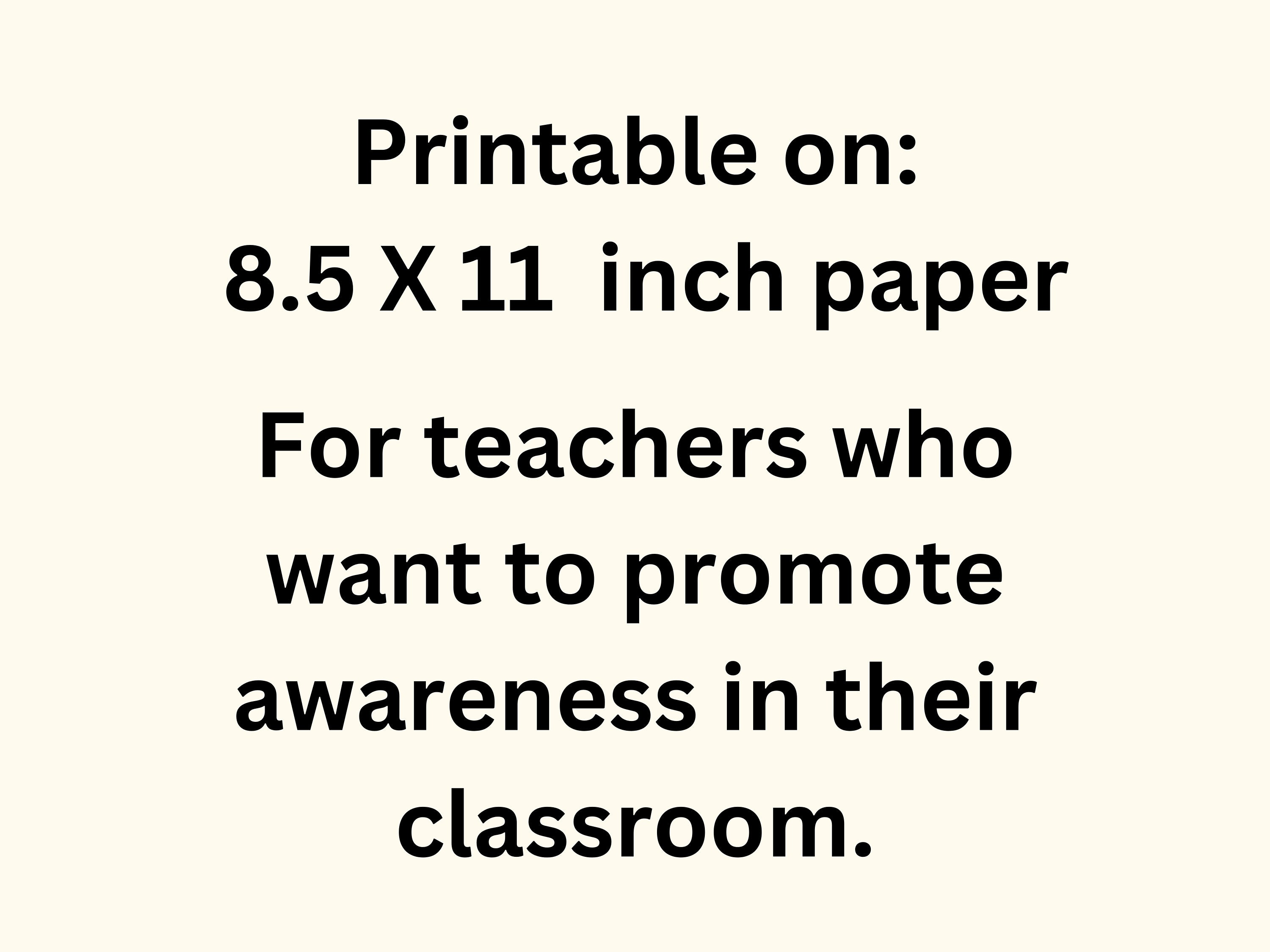 Student Notice Classroom, Mental Health Awareness Printable, Mental ...