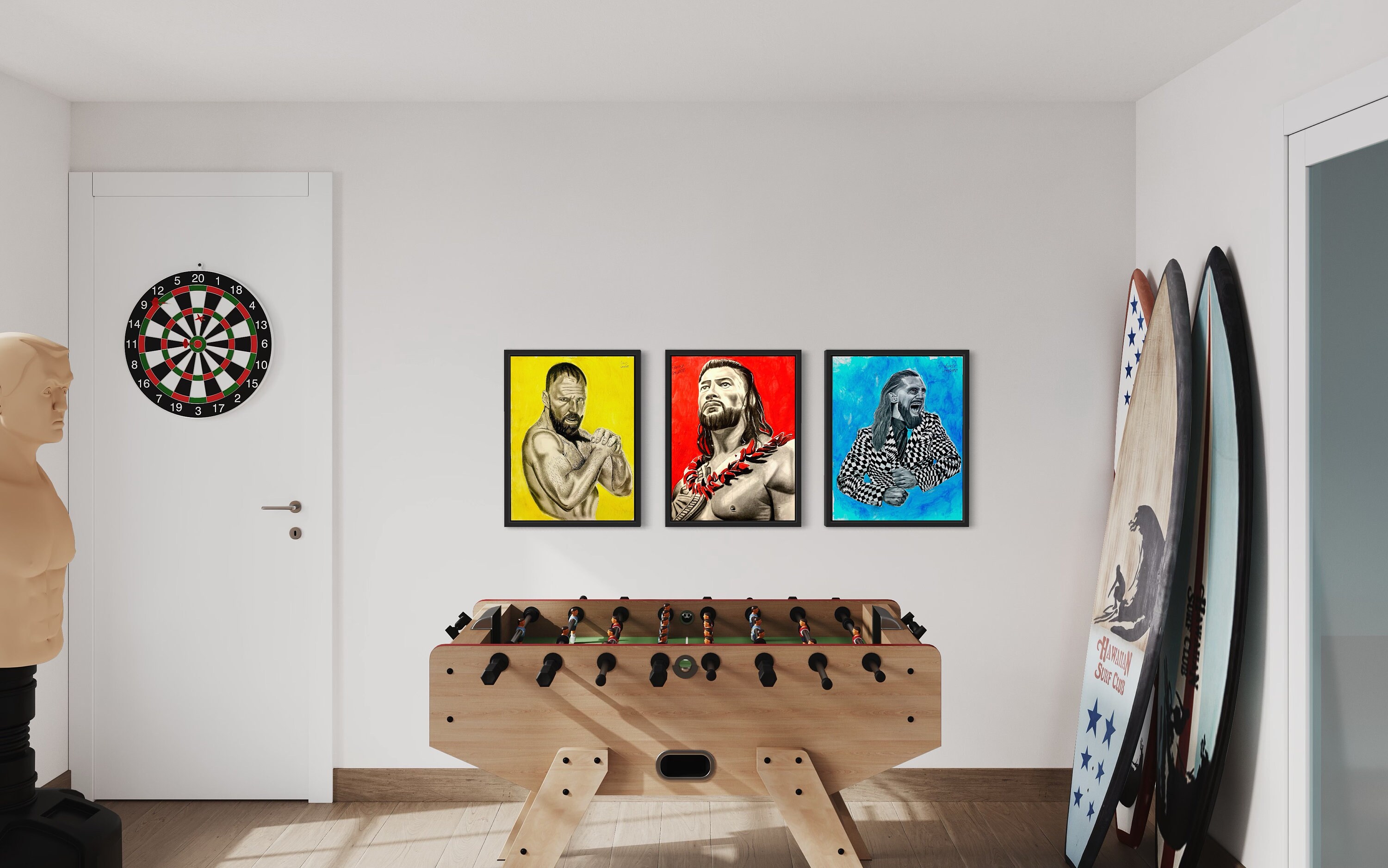 WWE Shield Members - Etsy
